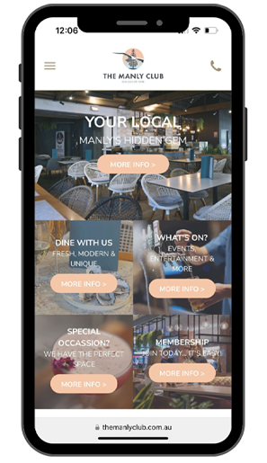Website Case Study: The Manly Club