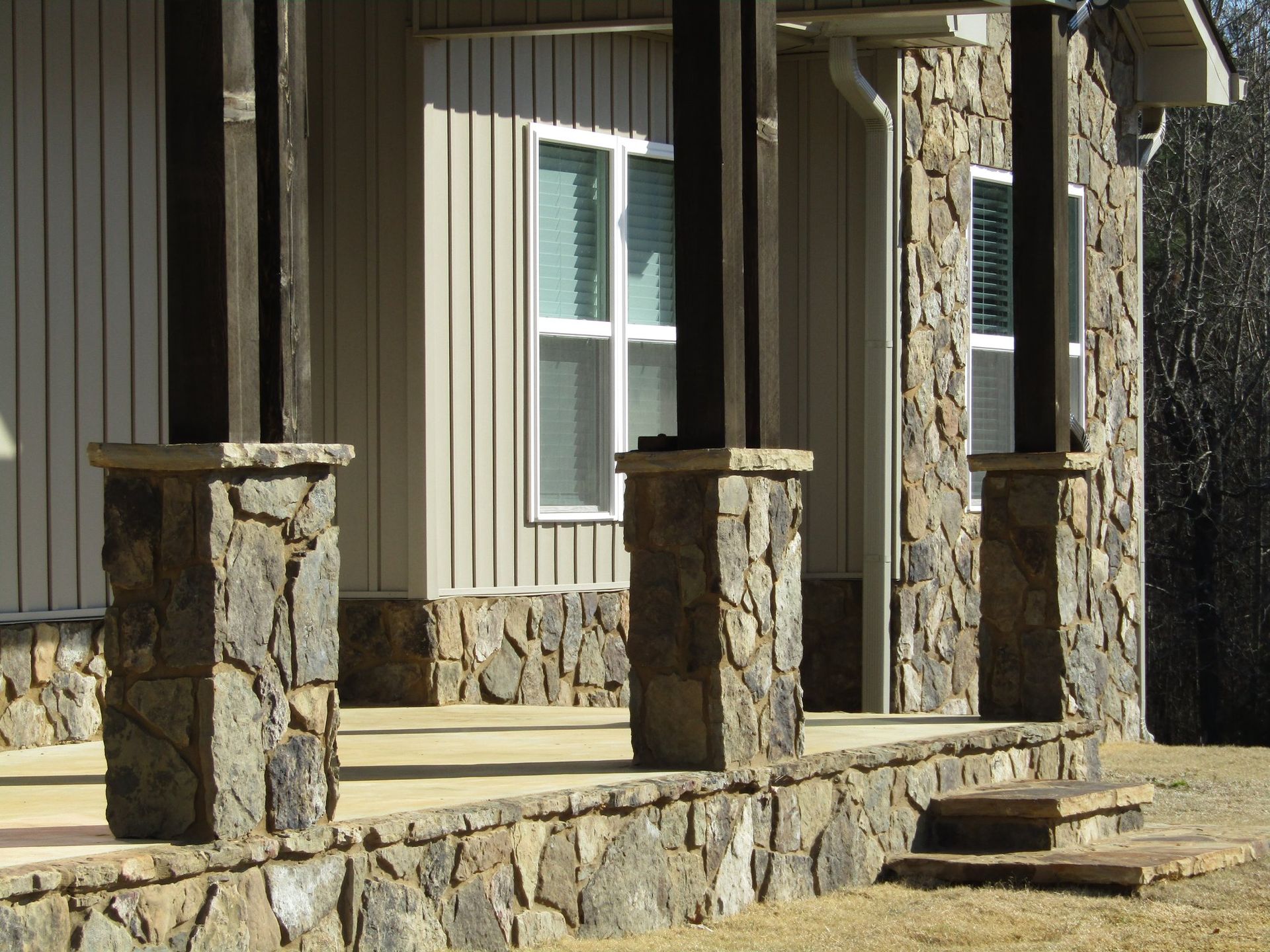 Post Footings & Porches | Tupelo Stone Co. | Since 1981