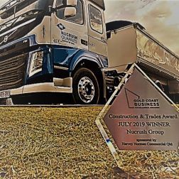 NUCRUSH GROUP WINS GOLD COAST BUSINESS EXCELLENCE AWARD