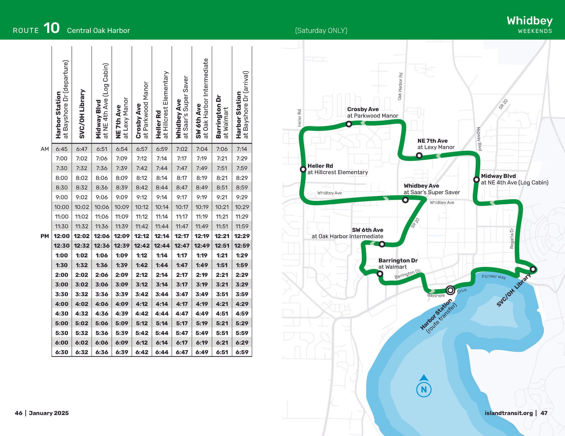 Route 10 Central Saturday