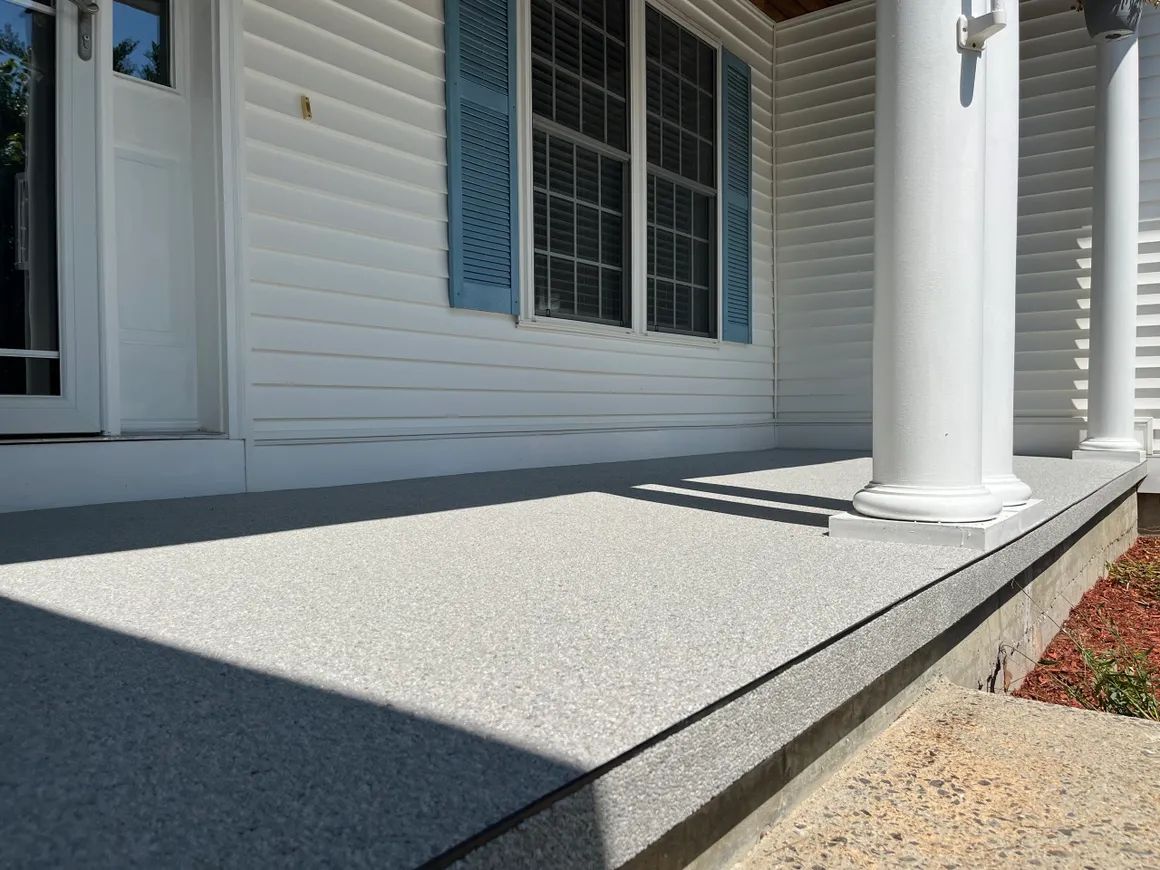 Outdoor Patio Epoxy Flooring in Manchester, NH