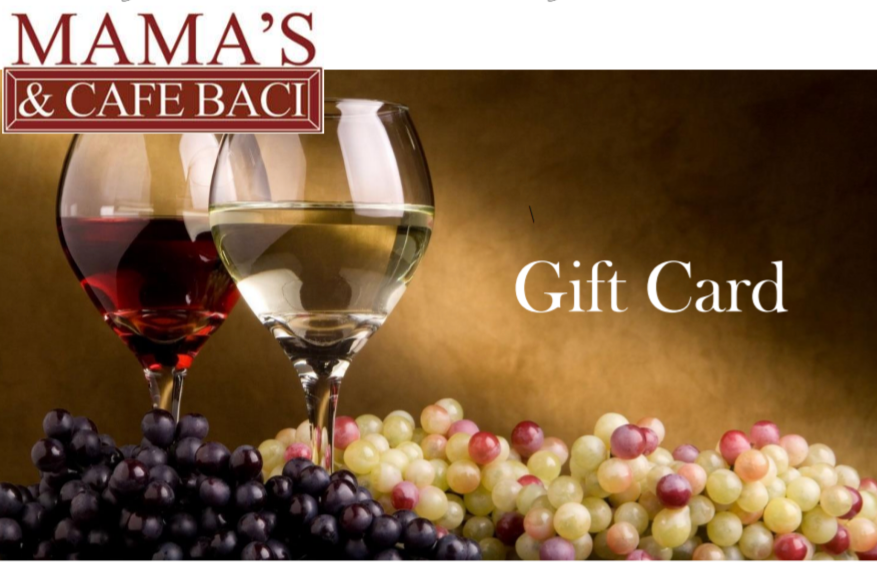 Mama's Cafe Baci | Gift Cards | Perfect Gifts