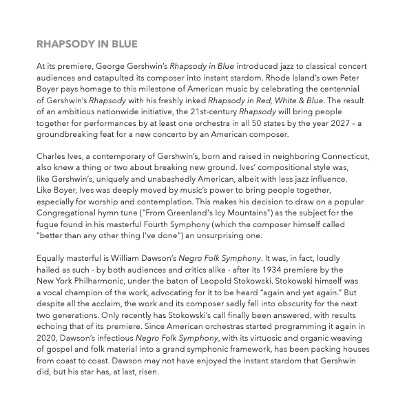 THE STORY BEHIND: Gershwin's "Rhapsody in Blue"