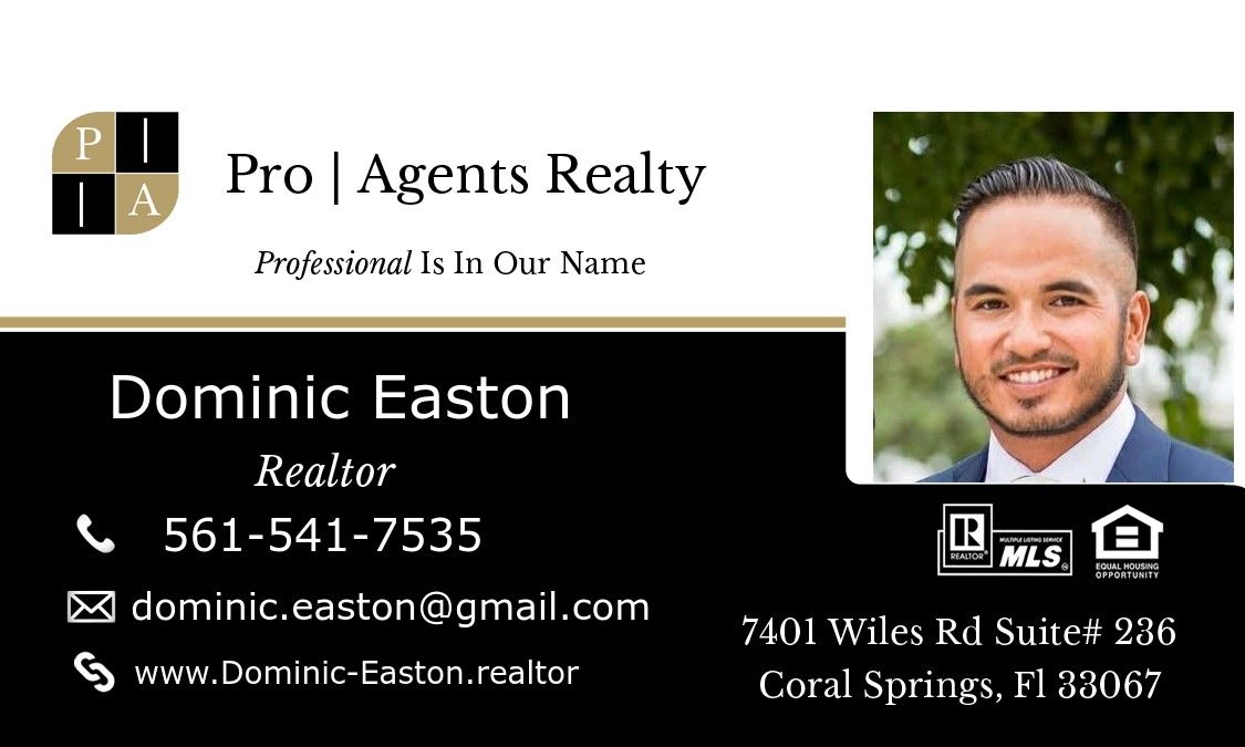 Dominic-Easton.Realtor | South Florida Real Estate Advisor