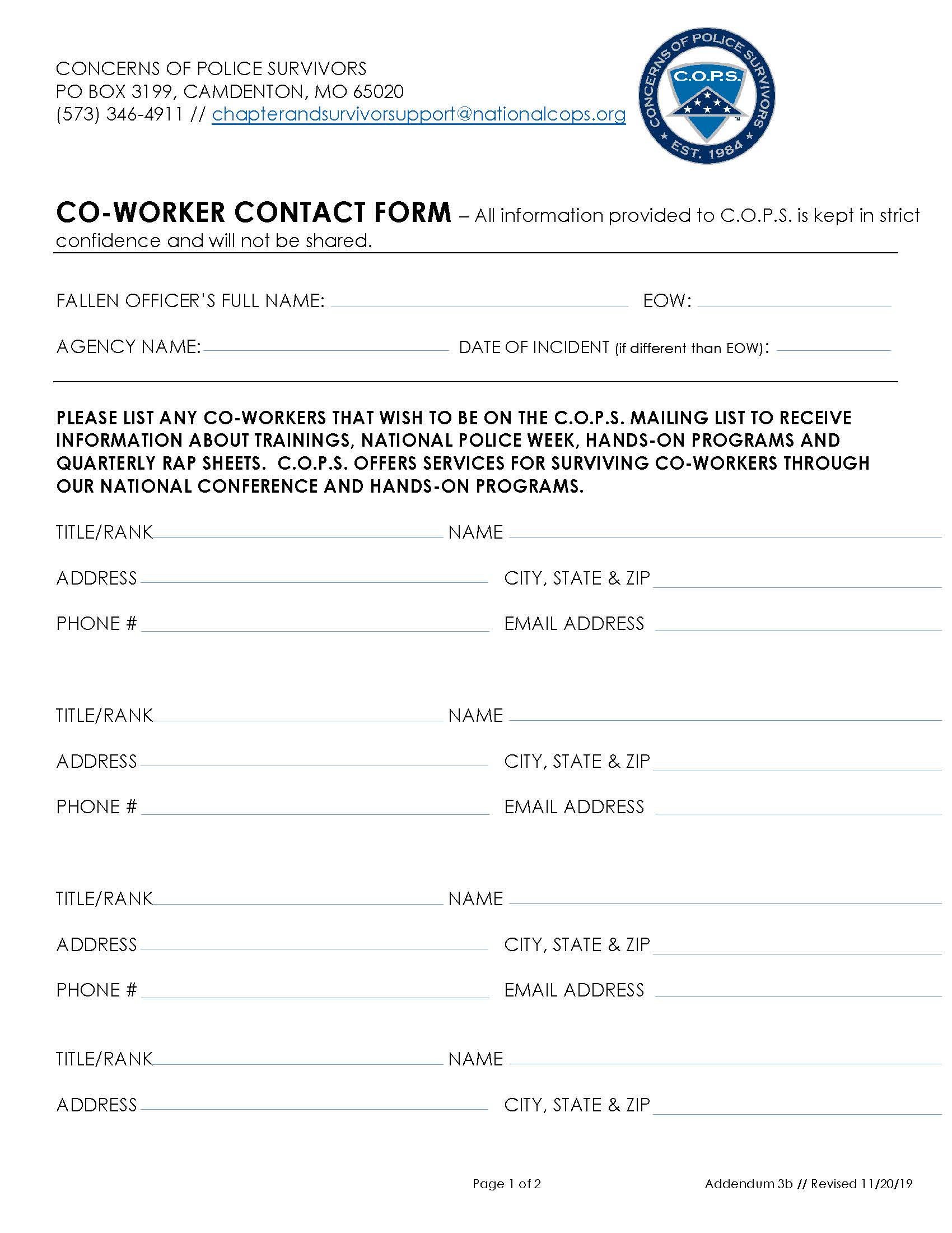 C.O.P.S. Digital Materials