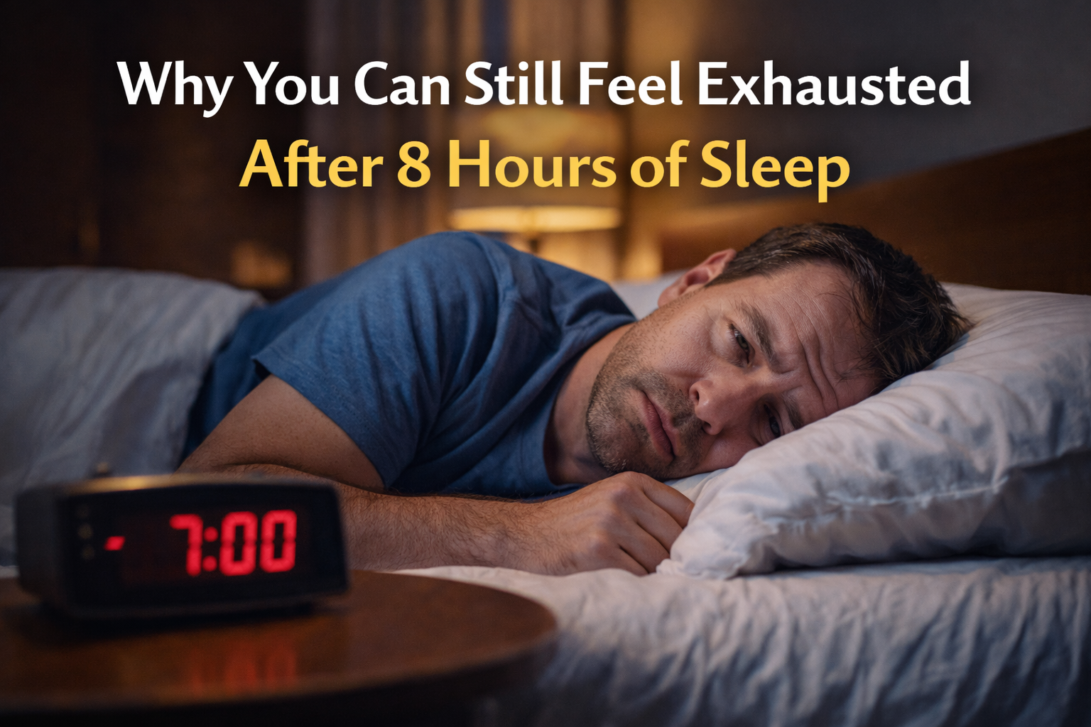 Why Am I Still Tired After 8 Hours of Sleep?