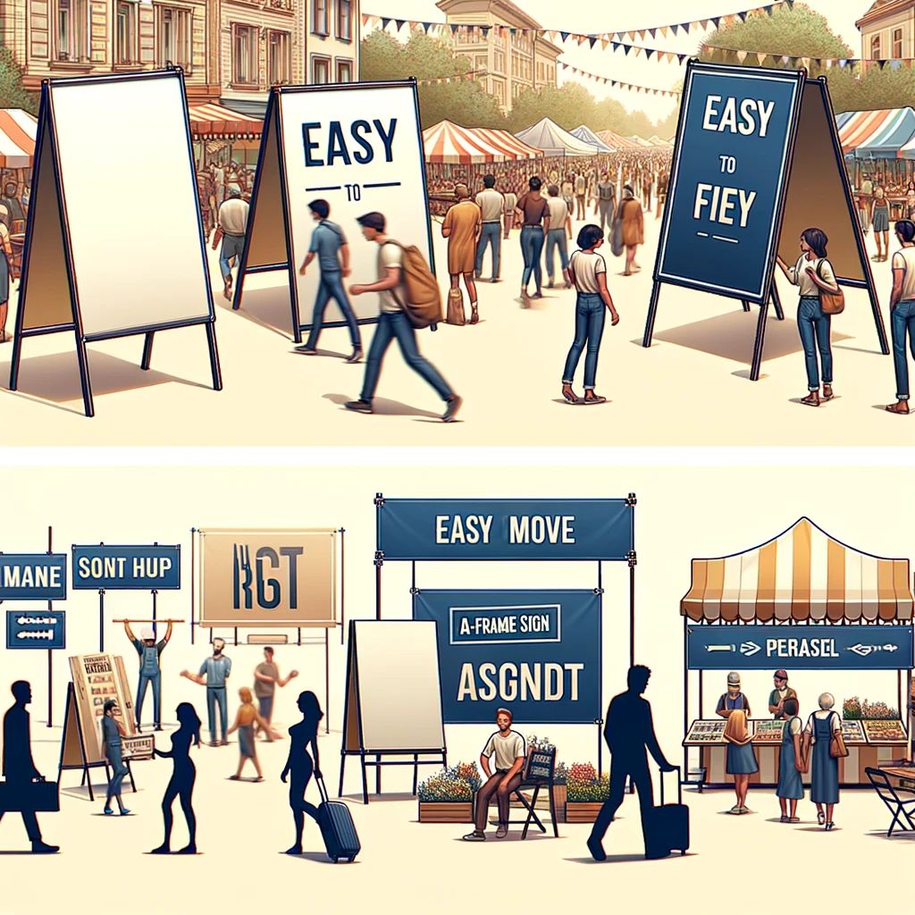 Get Noticed with High-Quality A-Frame Signs in Cypress, CA | [Print ...