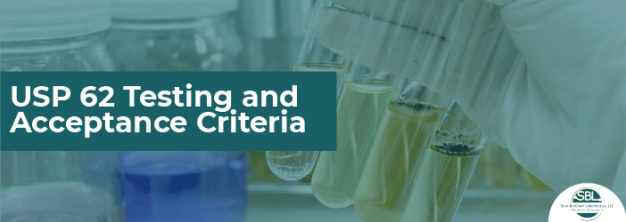 USP 62 Testing and Acceptance Criteria - Sure-BioChem Laboratories