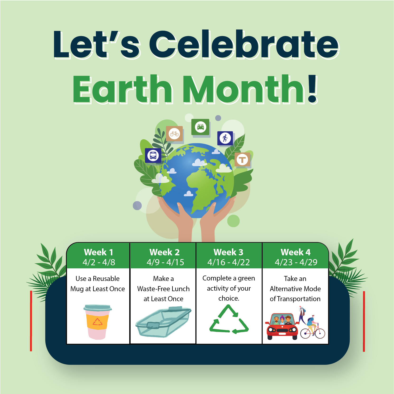 How Commuters Went Green for Earth Month