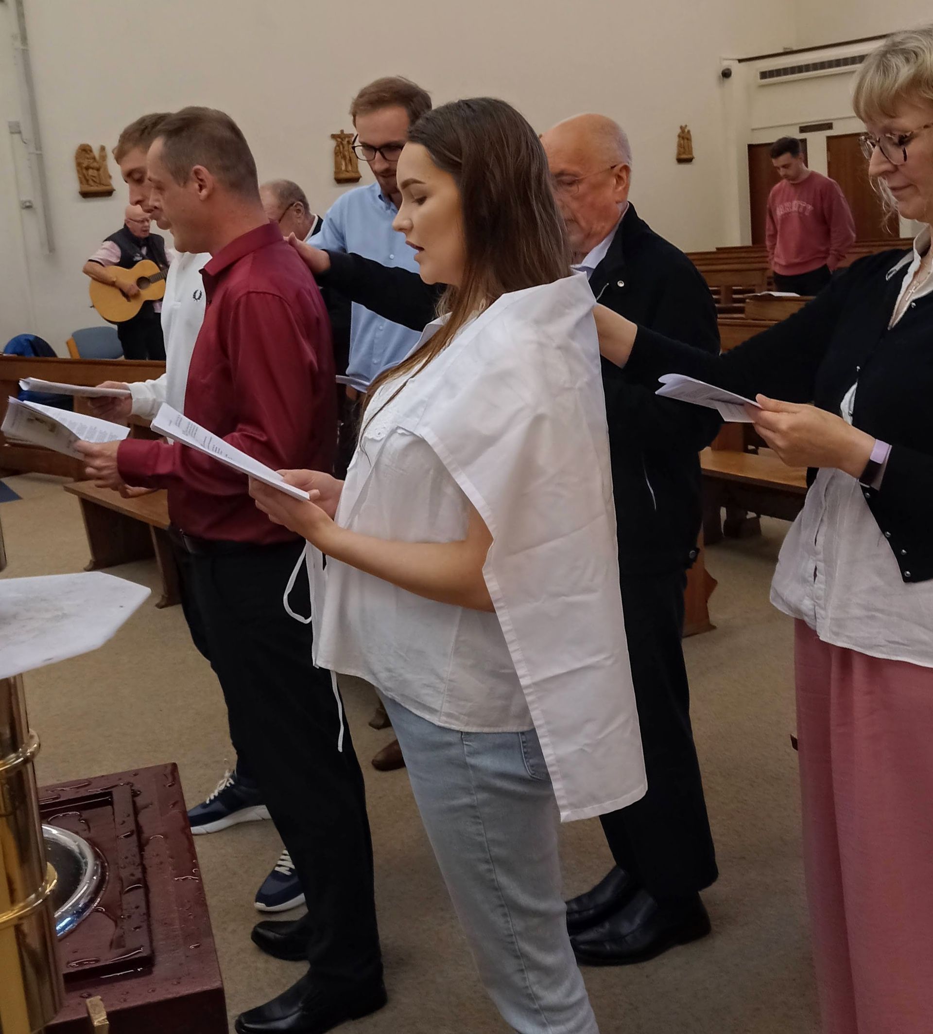 Adult Baptism and Reception into the Church - photo gallery