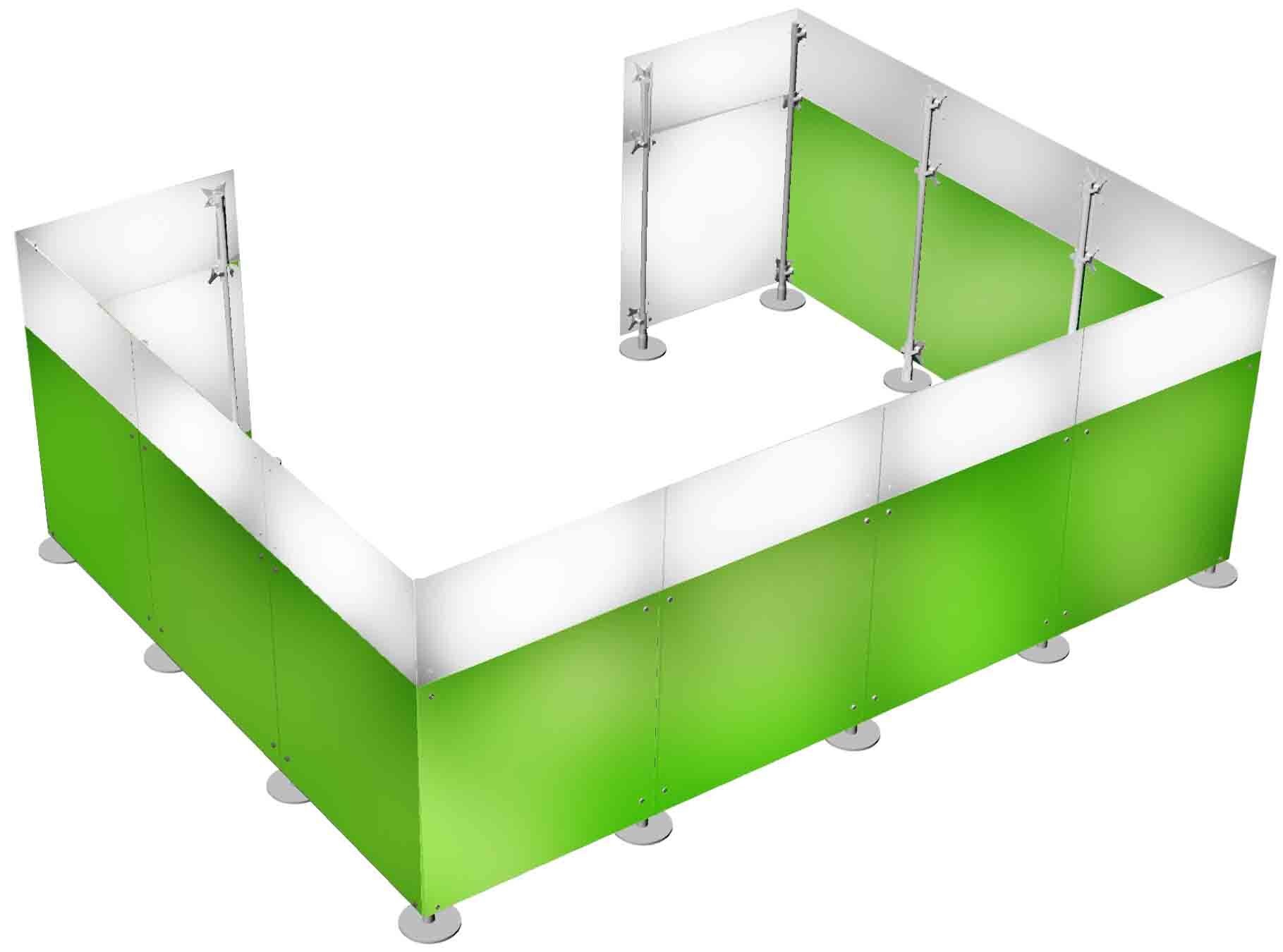 Paneles divisorios móviles para exposiciones y exhibiciones