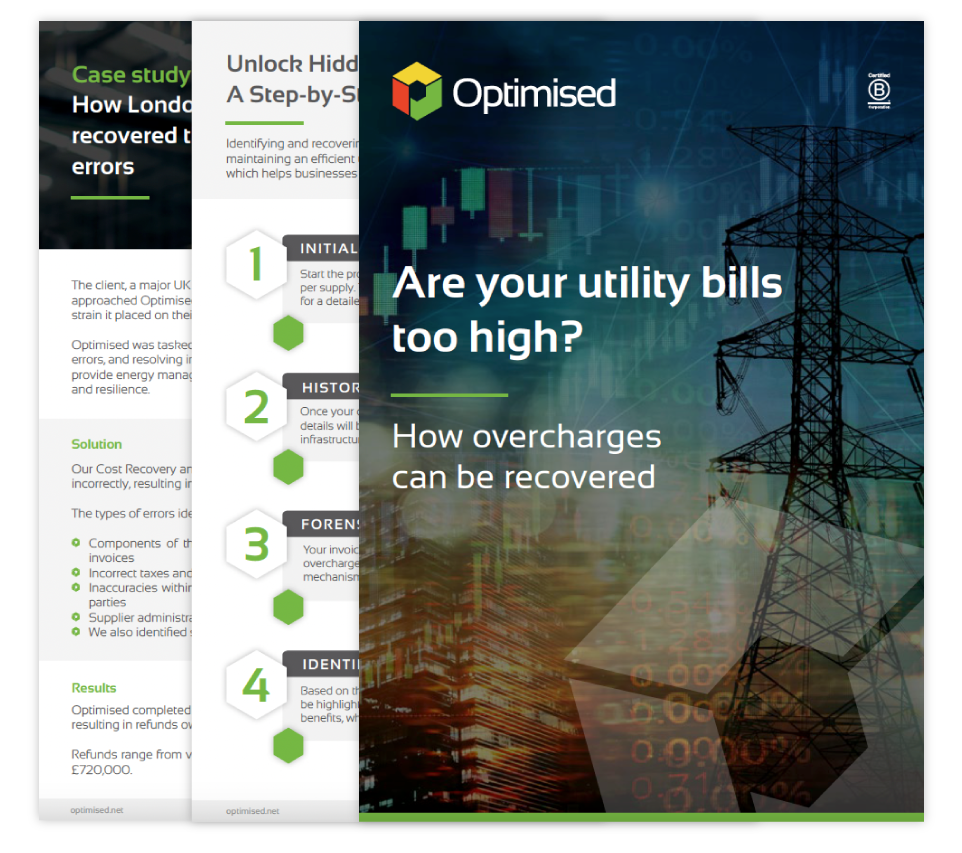 Cost Recovery UK | Cost Recovery System UK | Control Energy Costs