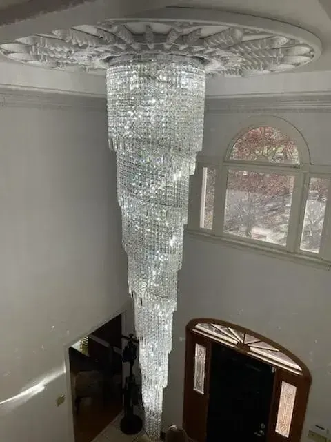Chandelier Installation | SS Electrical Solutions | Richmond VA