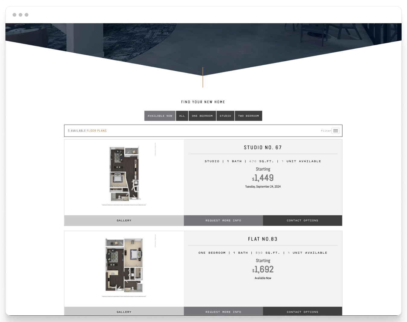 Aster | Apartment Website Theme | Repli
