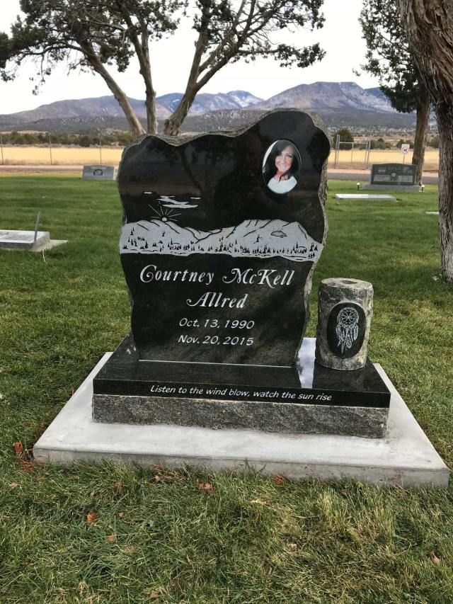 Headstone Photo Gallery | Walker Monument | Utah