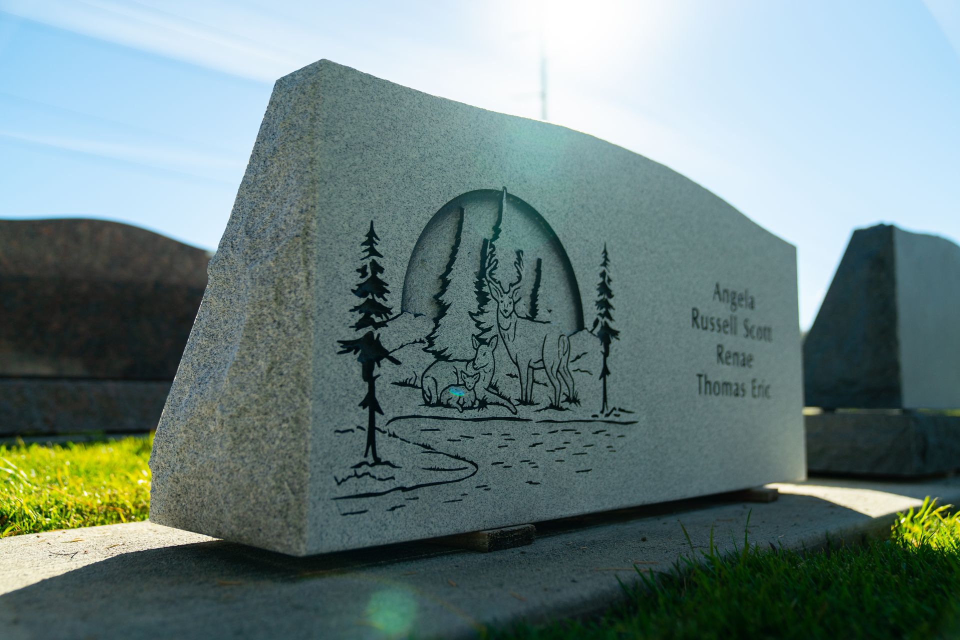 Headstone Photo Gallery | Walker Monument | Utah