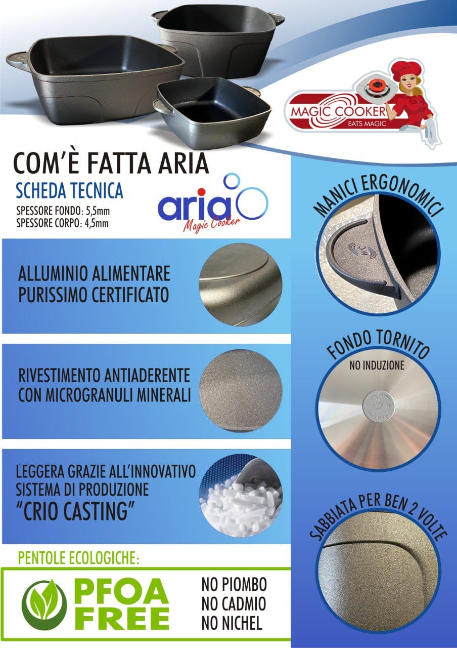 Aria Magic Cooker | Sicilia | Italia | Coperchio Magico Sicilia & oltre