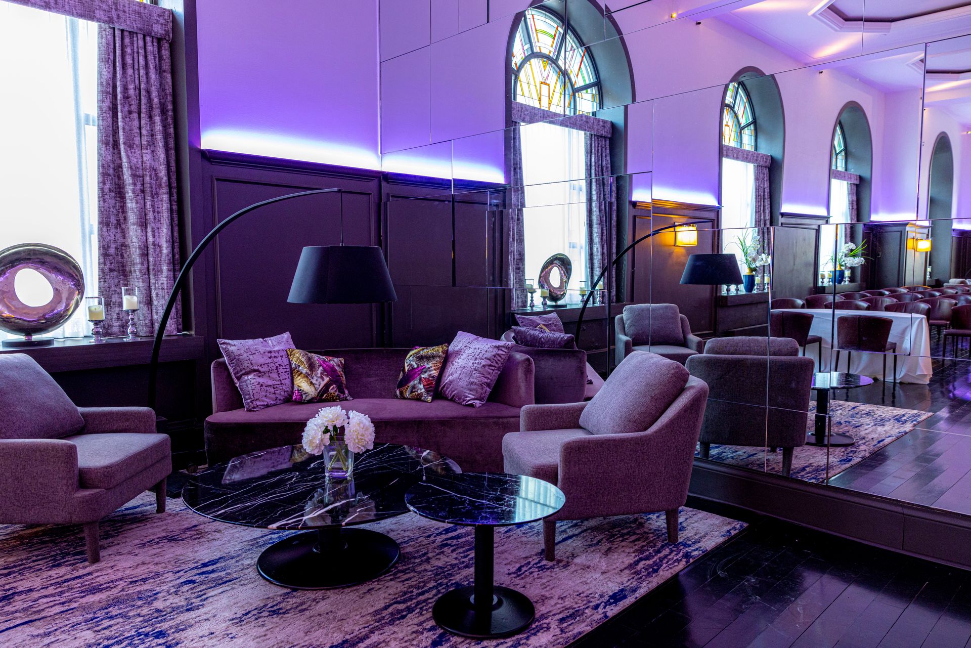 Salon Crystal : lieu de choix pour les cocktails et les banquets