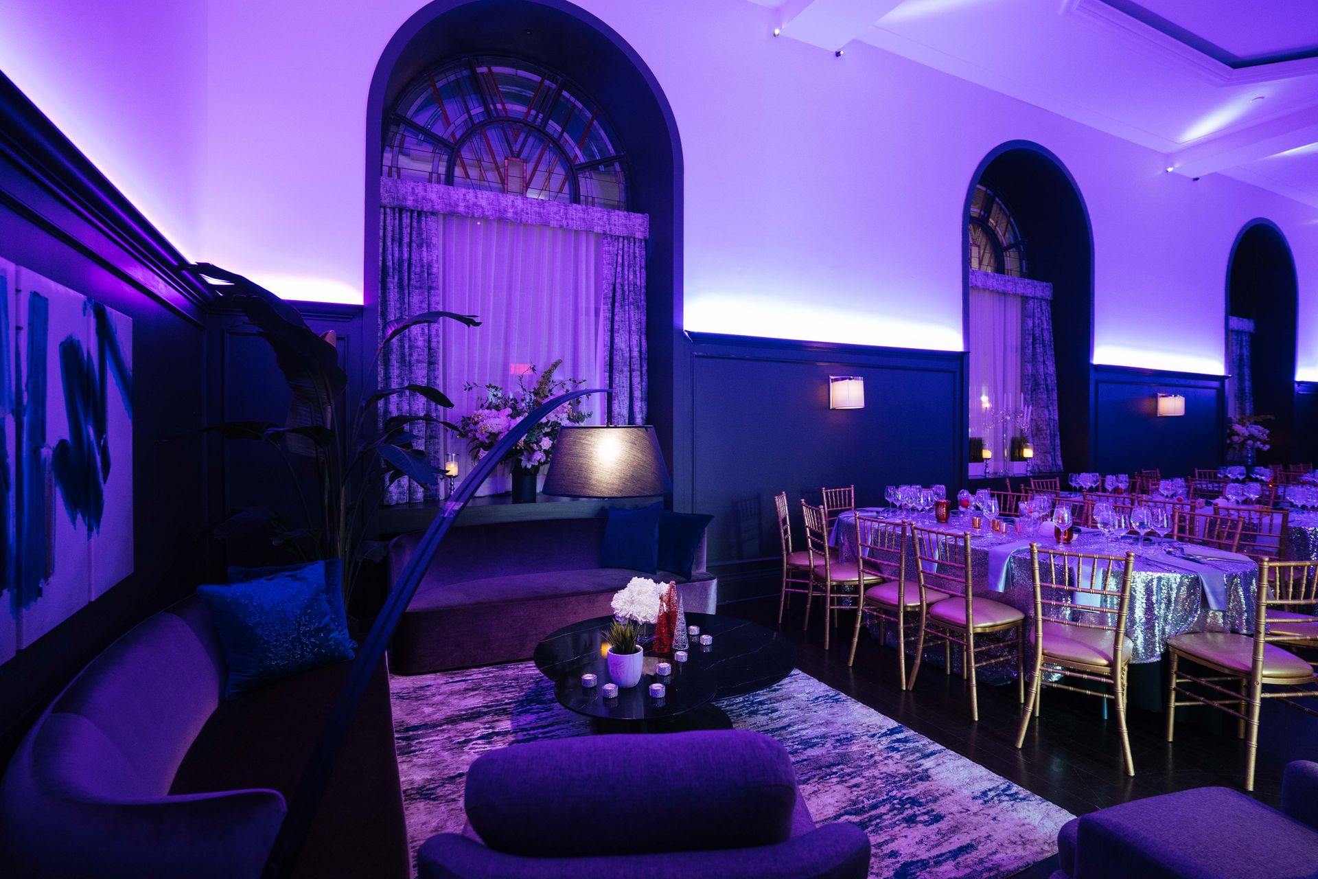 Salon Crystal : lieu de choix pour les cocktails et les banquets