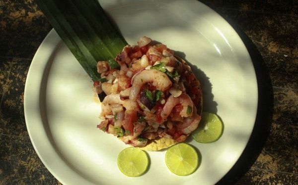 Menú de pescados y mariscos de Estrella Restaurant