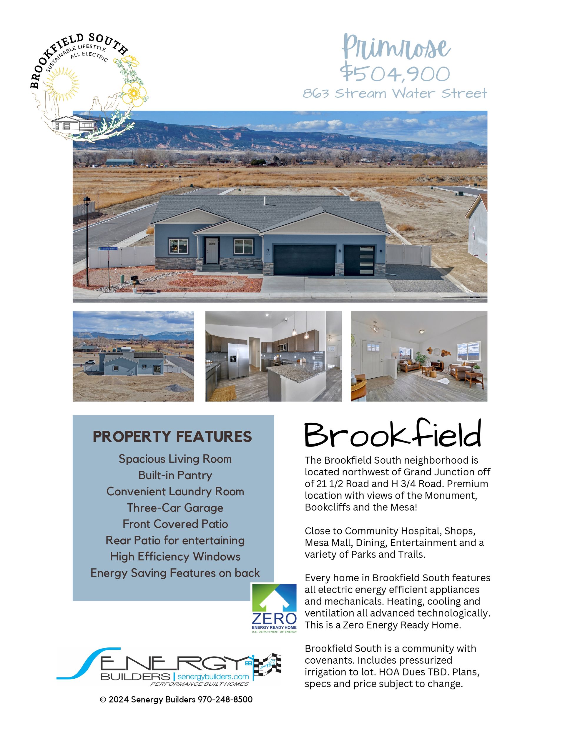 Brookfield South Models - Senergy Builders