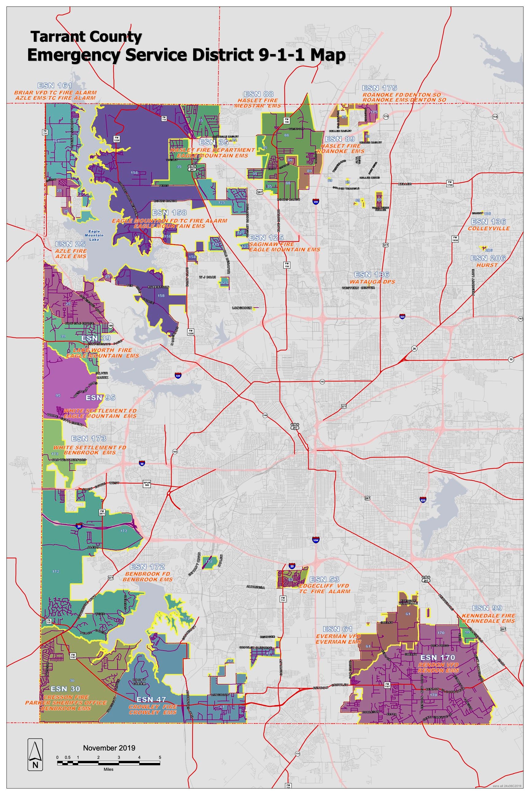 District Map | Tarrant County ESD 1