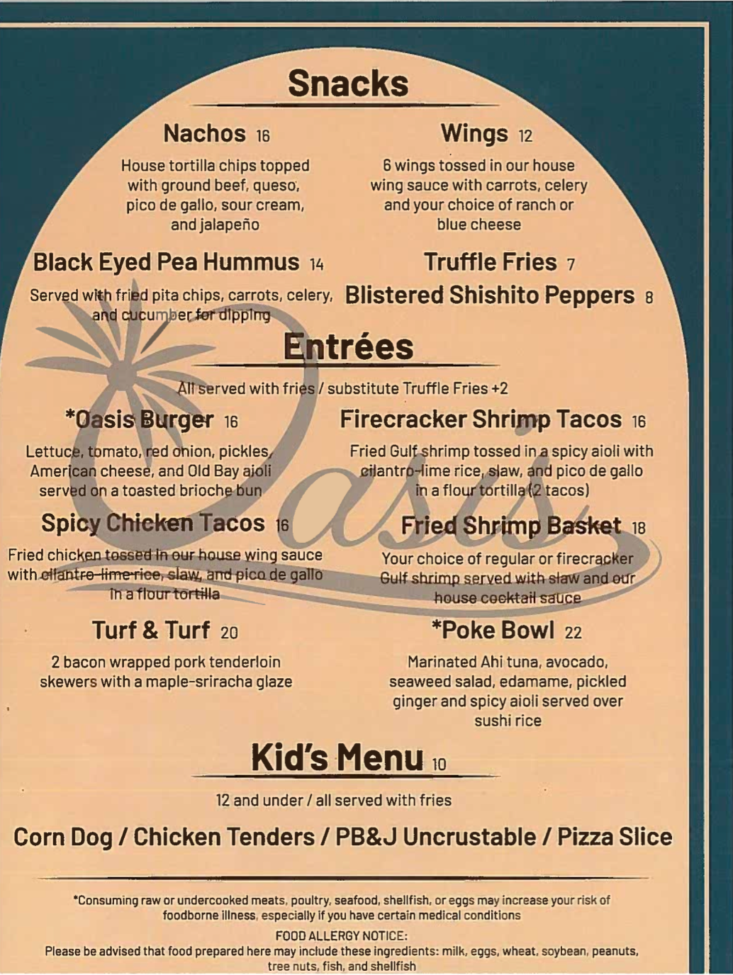 Beachside Café & Bar - The Oasis at Orange Beach