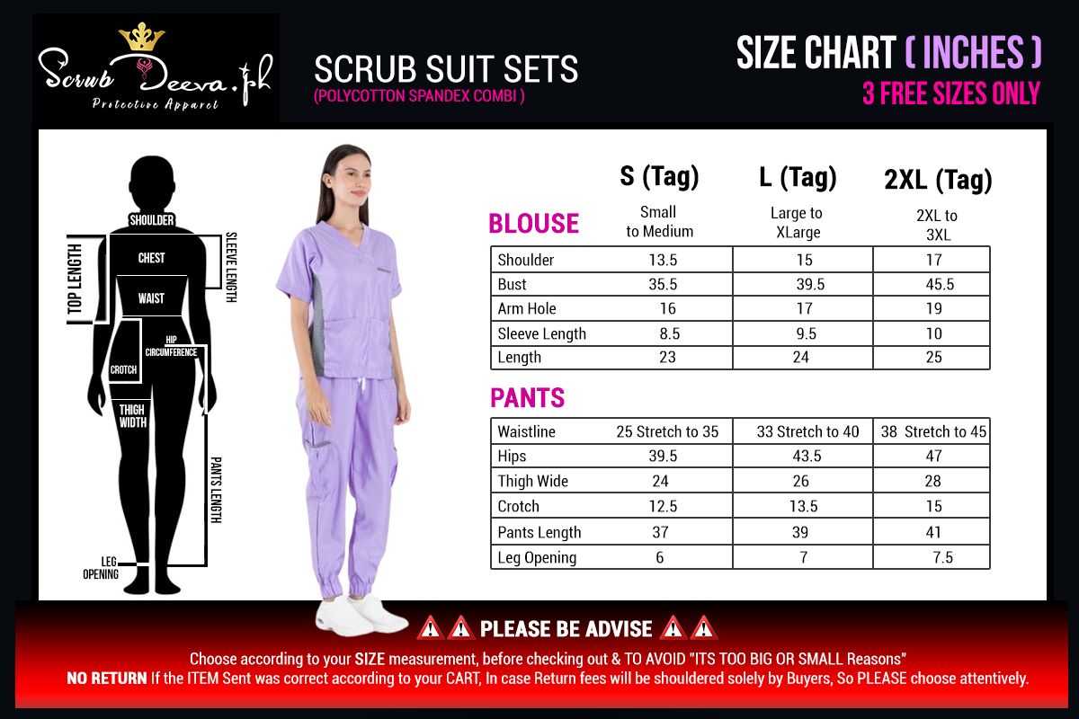 Scrub Deeva PH | How to Measure