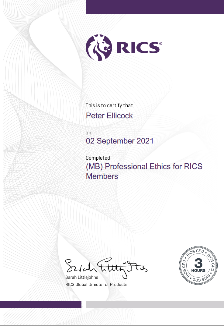 Qualified RICS Surveyors and Valuers.