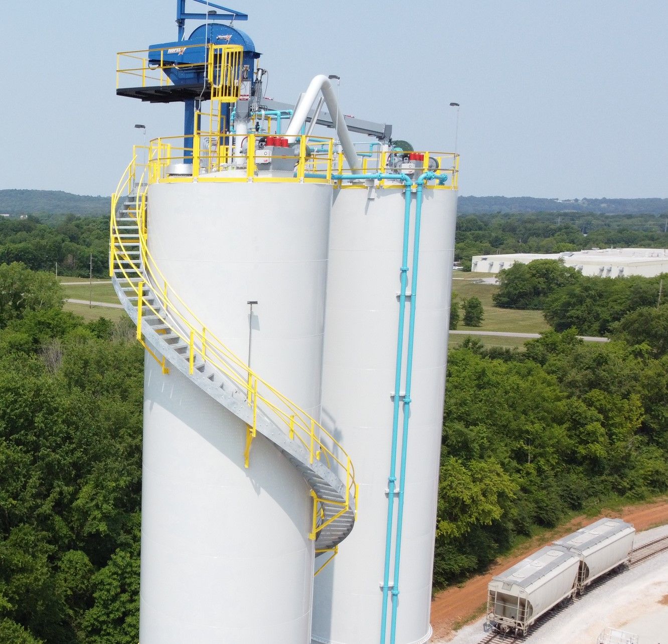 Rail to Silo Loading Area | Cary, NC | Parks5 Design, LLC