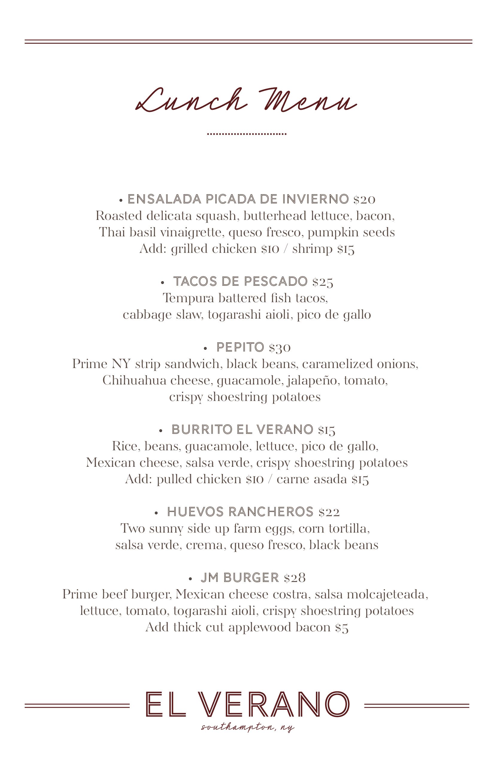 El Verano Southampton NY