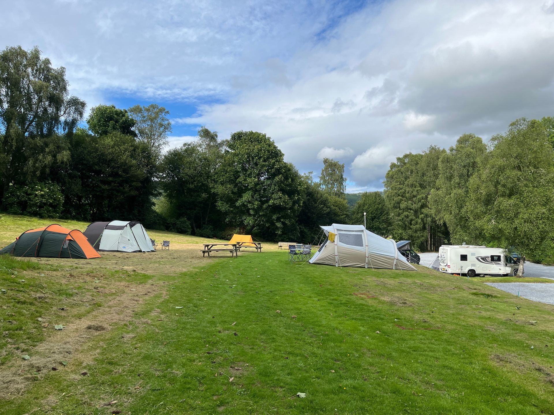 Grandtully Station Campsite, Pitlochry | Campsite Map