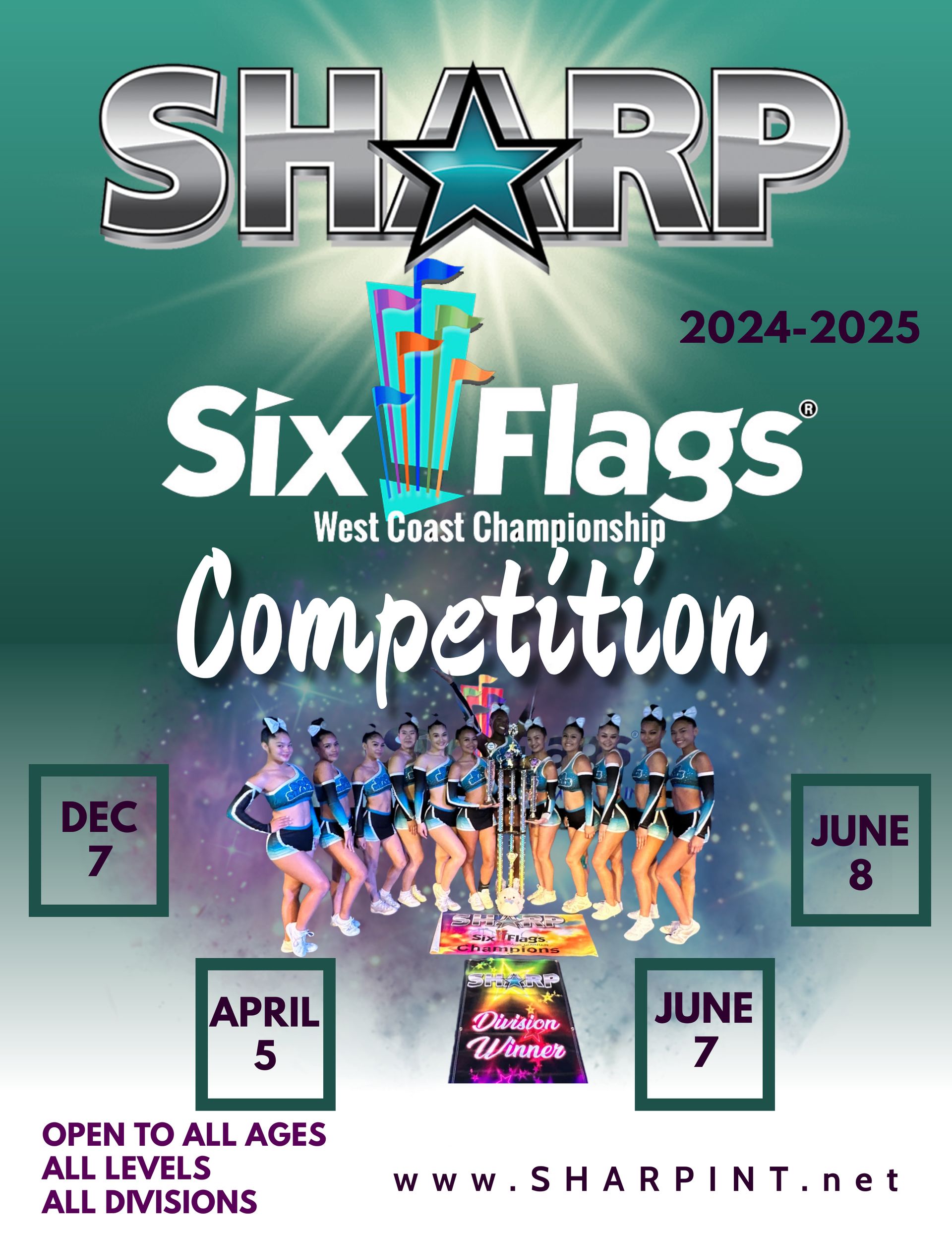 SHARP International #1 Competitions & Camps Upcoming Events Page