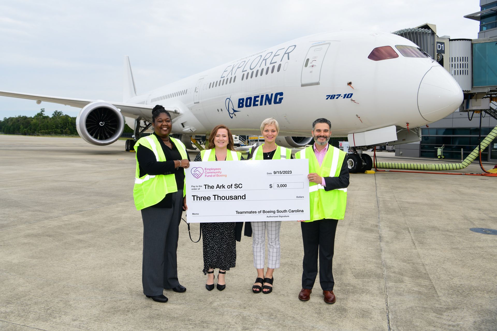 The ARK of SC receives $3,000 from The Employees Community Fund of ...