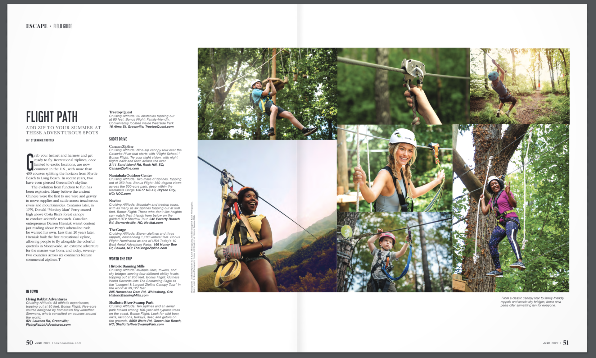 Outdoor Zipline & Adventure Center | Flying Rabbit Adventures ...