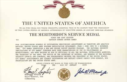 The Official Website for Major Ed Dames