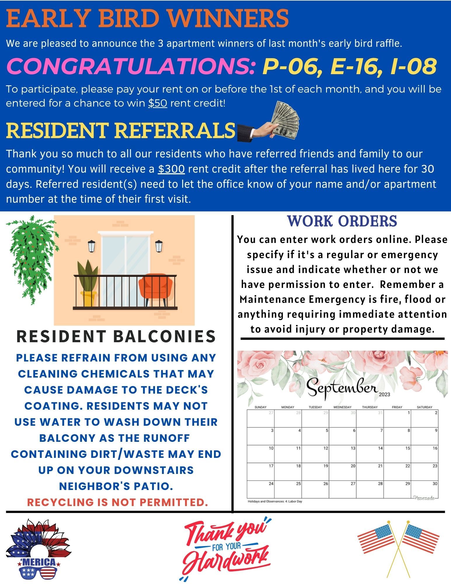 Resident Newsletter - September