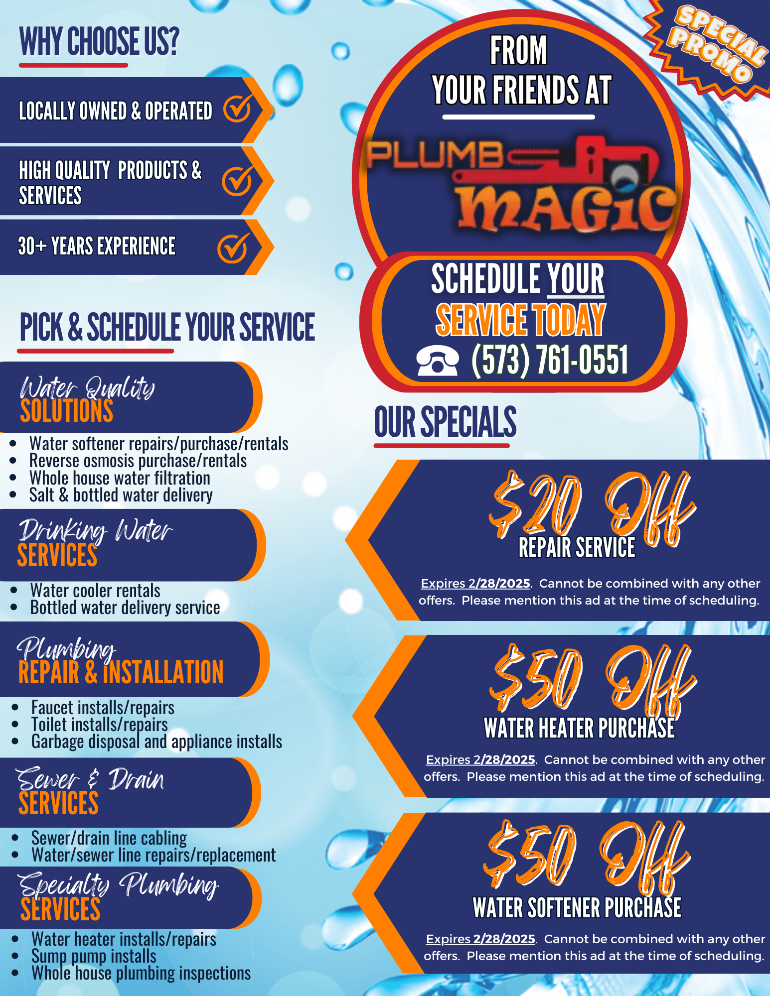 Home | Plumb Magic | Plumbing in Columbia & Jefferson City