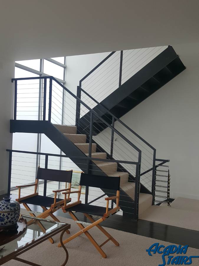 Custom Stair Builders - Stringer Staircases & Ship Ladders | Acadia Stairs