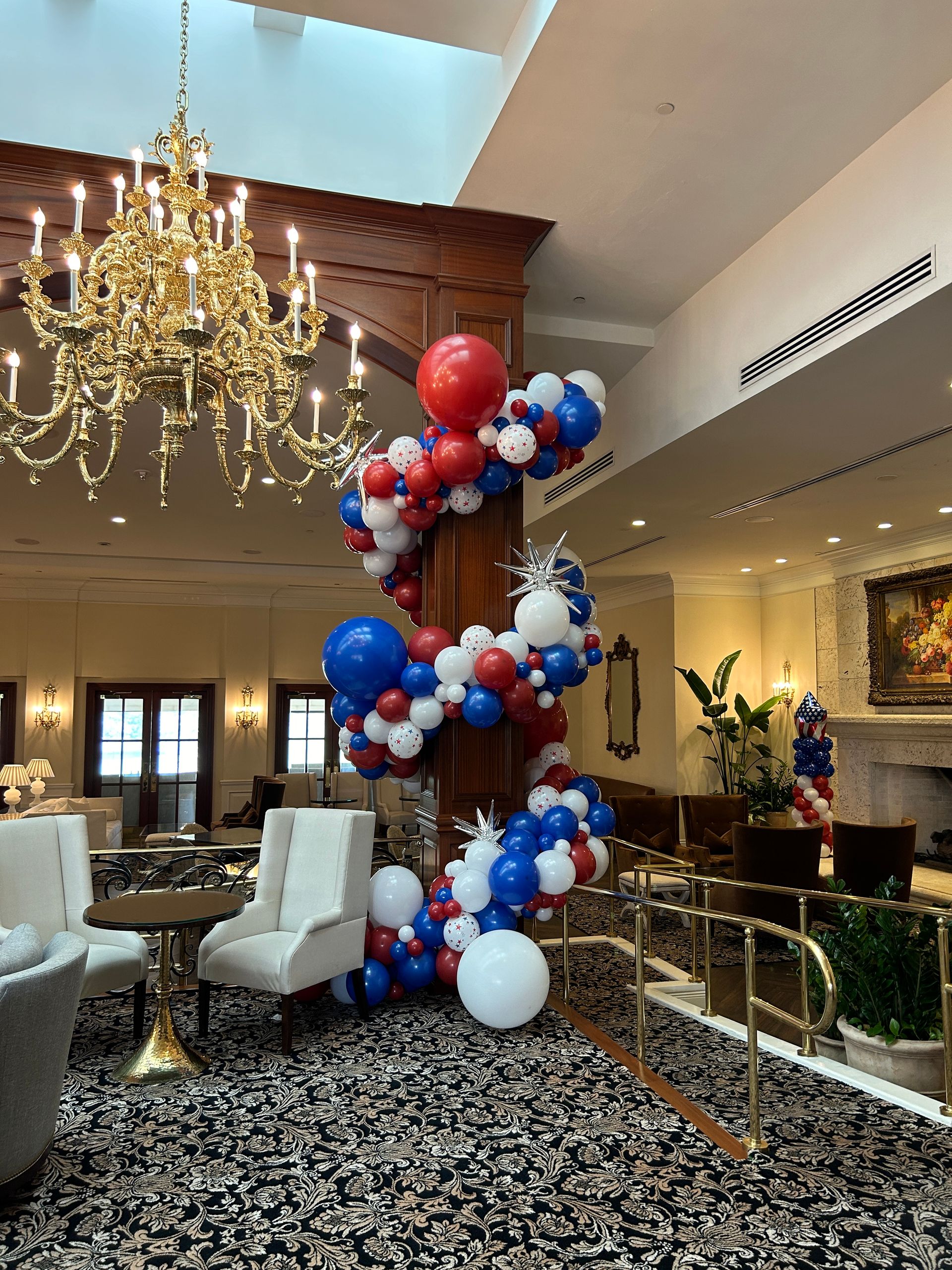 Patriotic | Balloon Element | Miami, FL
