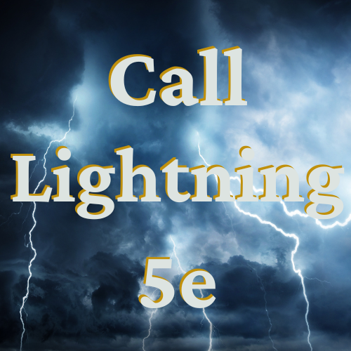Call Lightning 5e - D&D 5th Edition Spell Book - Eternity TTRPG