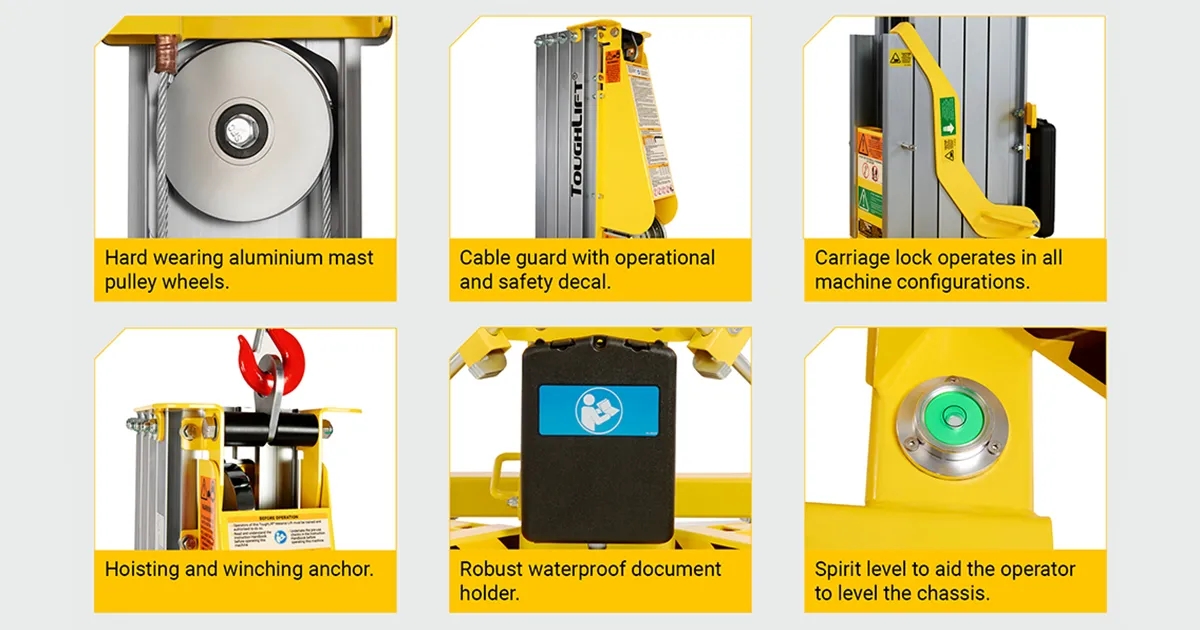 View or Download the ToughLift® Material Lifts Brochure