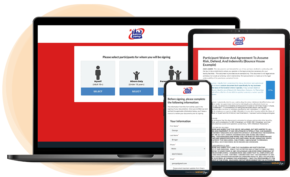 Bounce House Waiver and Rental Agreement | WaiverSign