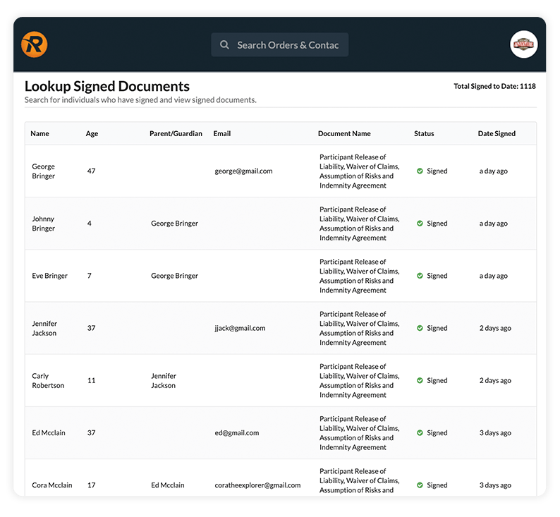 Online Waiver and Release of Liability - How it Works
