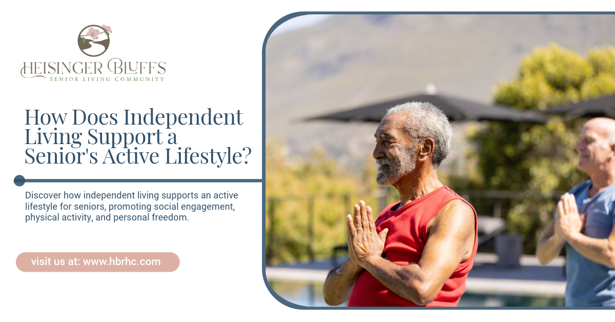 How Independent Living Support a Senior's Active Lifestyle