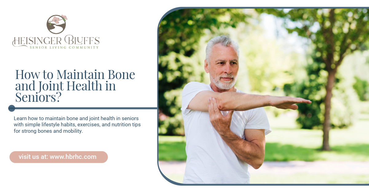 Tips for Maintaining Bone and Joint Health in Seniors