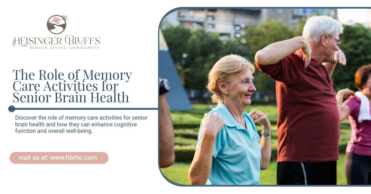 Memory Care Activities for Senior Brain Health