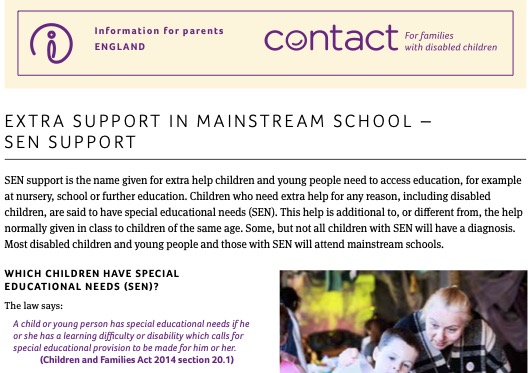 SEN Support in Thurrock