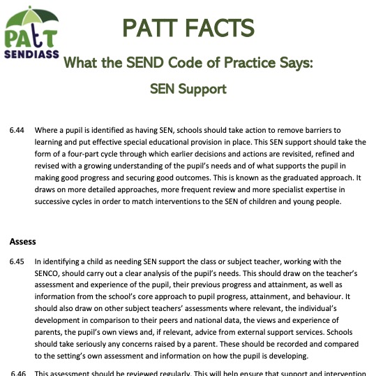 SEN Support in Thurrock