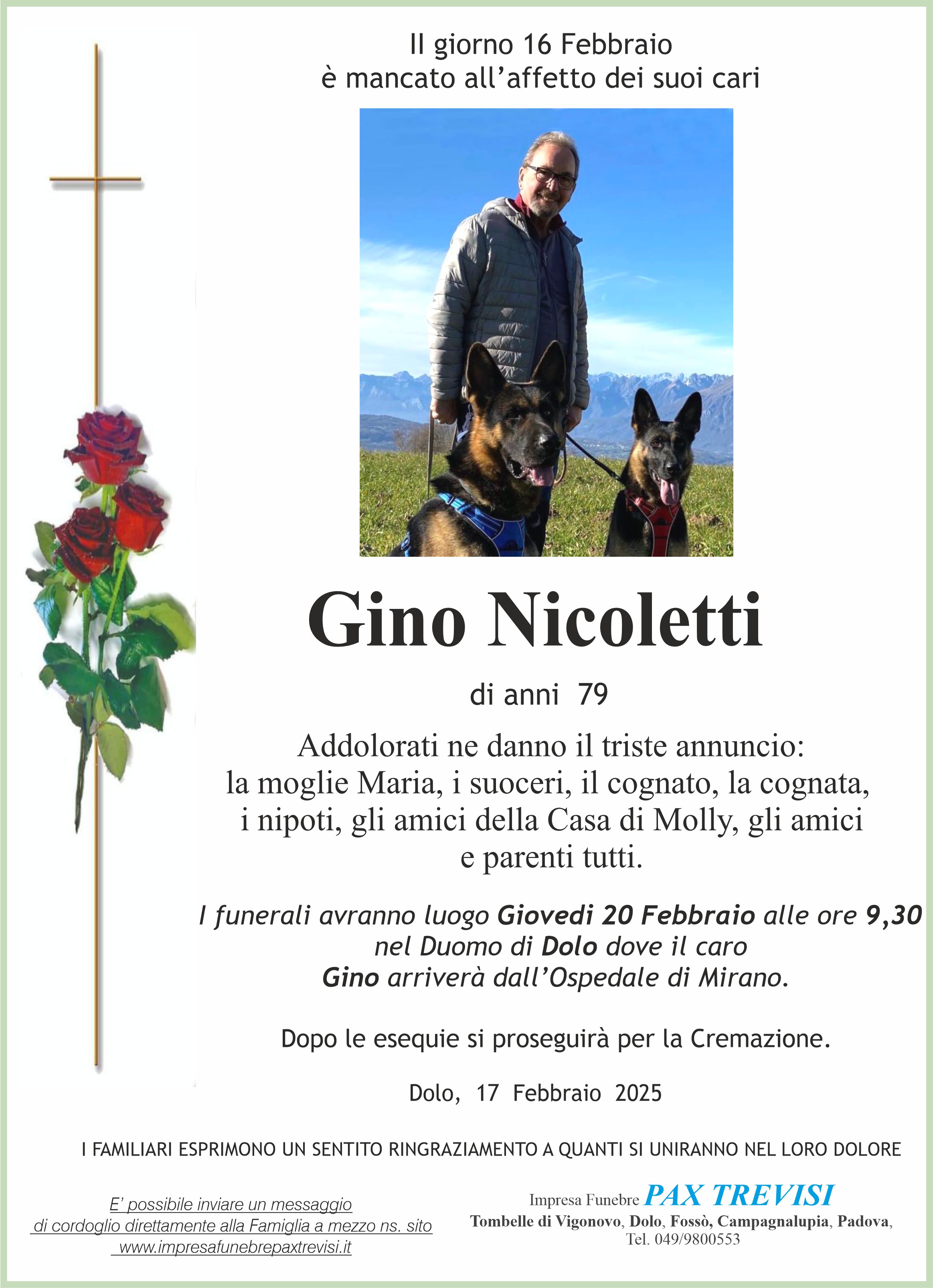 Epigrafi | Vigonovo, VE | Impresa Funebre Pax Trevisi